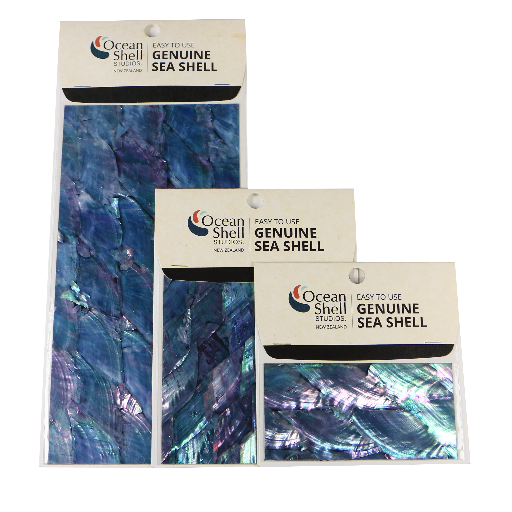 Abalone Shell Veneer Coated | Grey Metallic | Laser Cutting & Crafting ...